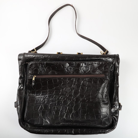 RESEGARDEROB, präglat skinn, Mulberry, England. Vintagekläder ...