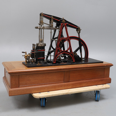 A MODEL OF AN A-FRAMED CONDENSING, STEAM BEAM ENGINE, CIRCA 1850 ...