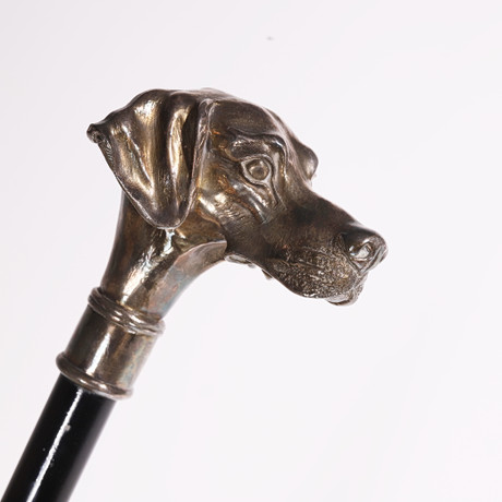 KÄPP MED SILVER PLAQUÉ HANDTAG. Silver & Metall - Silver - Auctionet