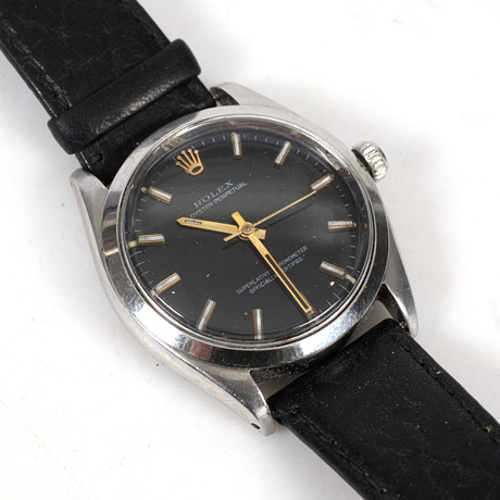 ROLEX, armbandsur, stål, automatisk, Oyster Perpetual, cal 1560. 1950/ ...