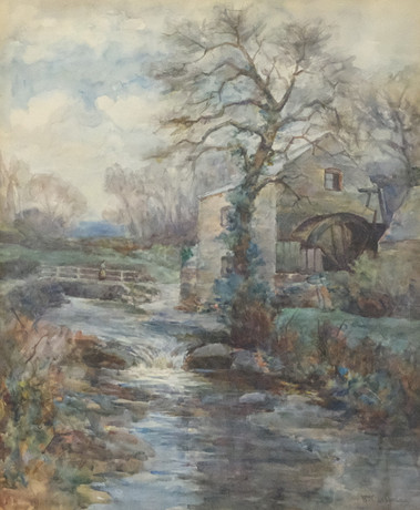 WILLIAM CARTLEDGE. WATERCOLOR ON RAISED Board. Art - Paintings - Auctionet