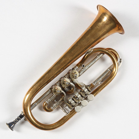 TRUMPET, mässing, Gustav A. Wagner, Instrumentenmacher Dresden ...
