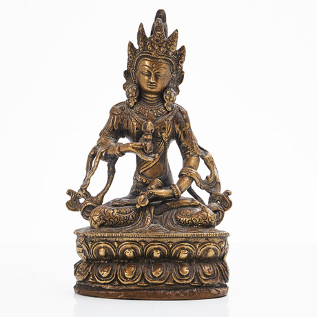 BUDDHA, Tibet, first half of the 20th century, Vajra-Attva Buddha with ...
