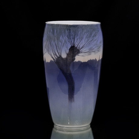 CARL MORTENSEN (1861-1945). Vase, Porzellan, Unikat, Royal Copenhagen ...