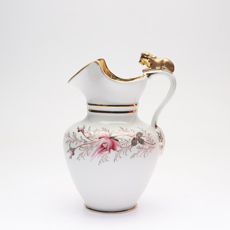 CHOCOLATE POT, porcelain, Carl Tielsch, Germany, late 19th century ...
