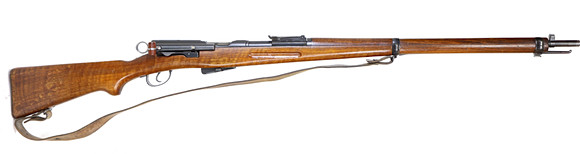 GEVÄR, Repeter, fabrikat Schmidt & Rubin, modell 1911, kaliber 7,5x55 ...