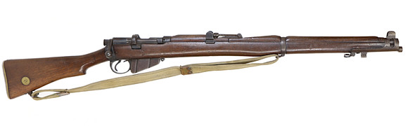 GUN, Repeater, make Enfield, model SMLE MK III, caliber .303 British ...