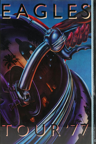 TURNÉAFFISH, "The Eagles -77". Konst - Grafik - Auctionet