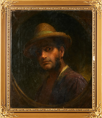 CESAR PHILIPP. "Der Wilderer", olja på duk, 54 x 45 cm. Konst - Måleri ...