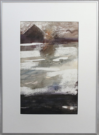 GUNILLA VON ZWEIGBERGK (TIDIGARE MÖLLER). Watercolor, "Landscape ...