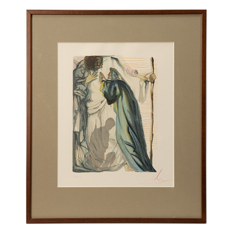 SALVADOR DALÍ. Color lithograph, signed and numbered 108/150. Art ...