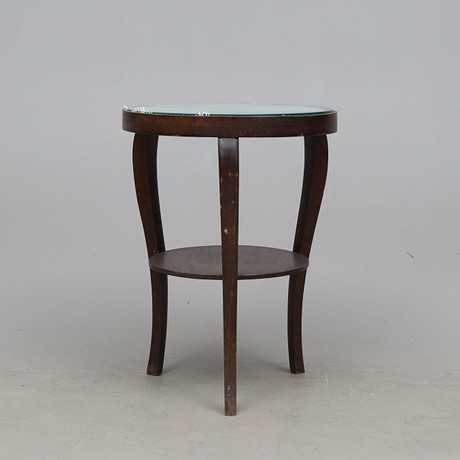 SMOKE TABLE, stained wood, first half of the 20th century. Furniture ...