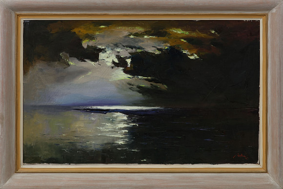 AXEL LIND. Olja på duk, signerad. Konst - Måleri - Auctionet