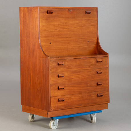 BØRGE MOGENSEN. Søborg Möbler. Teak sekreterare, mitten av århundradet ...