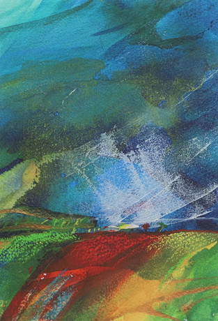 URSULA MATL. färglitografi, Abstrakt motiv, signerad, numrerad 17/55 ...