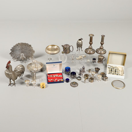 A LARGE QUANTITY OF SILVER PLATED ITEMS. Silver & Metals - Silver ...