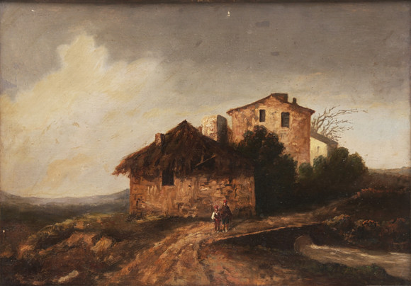 SALVADOR PLA I BO. Lively landscape. Art - Paintings - Auctionet