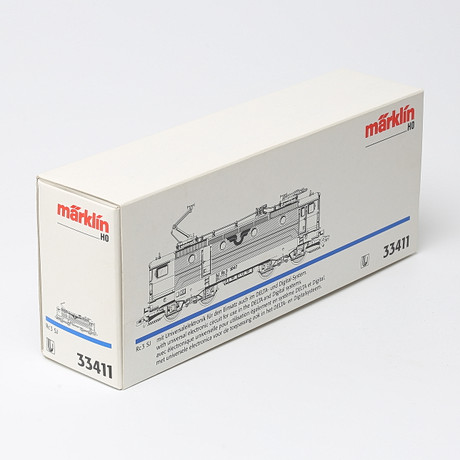 MÄRKLIN 33411 SJ:s Rc 3-lok 1047, originalförpackning. Leksaker ...