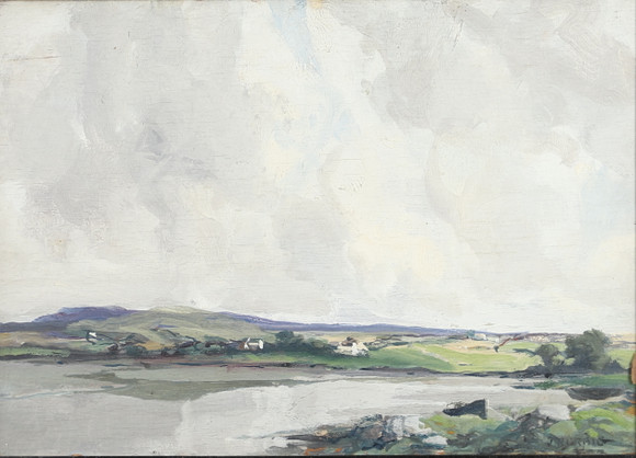 JAMES HUMBERT CRAIG (1877-1944). IRISH LOUGH LANDSCAPE. Art - Paintings ...