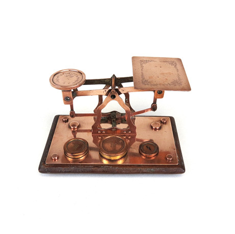 RARE ANTIQUE COPPER POSTAL SCALES. Miscellaneous - Miscellaneous ...