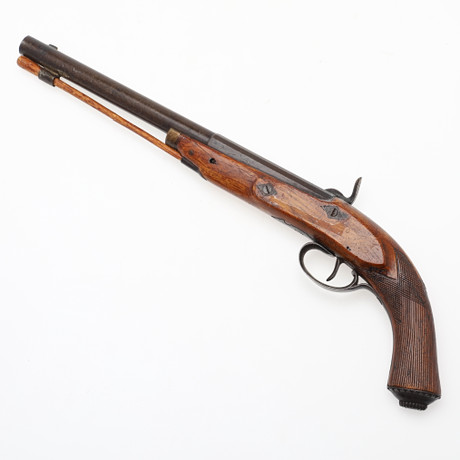 BLOCK RIFLE/PISTOL, unmarked, 19th century. Weapons & Militaria - Guns ...