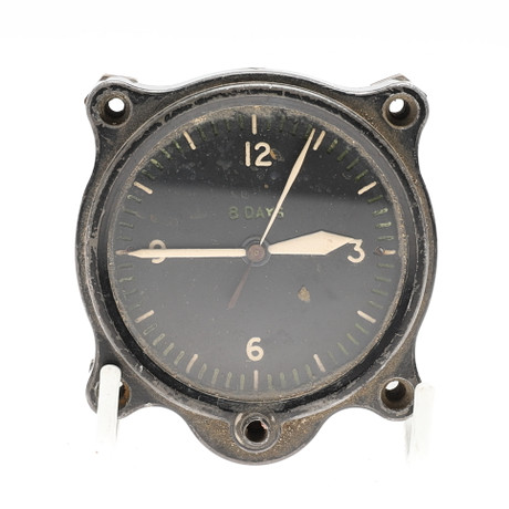 A SECOND WORLD WAR COCKPIT 8 DAYS CLOCK. Clocks & Watches - Other ...