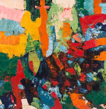 Team W 32 Gallery, abstract oil painting, spatula technique, original ...