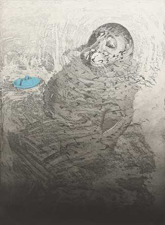 JAN DAHLGREN. "Seal", etching, numbered 120/130, signed. Art ...