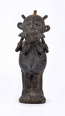 "FEMALE AFRICAN BRONZE". Fertility symbol, probably 1970 / 1980. Folk ...
