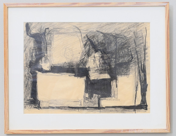 ARMAND ROSSANDER. kolteckning, signerad. Konst - Teckningar - Auctionet
