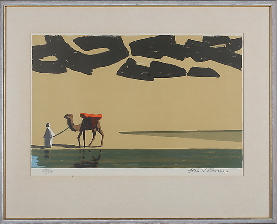 LARS NORRMAN. color lithograph 59/310, signed Lars Norrman. Art ...