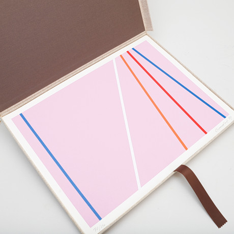 GÖRAN GIMDAL. Kansio, 20 serigrafia, signeerattu ja numeroitu 70/190 ...