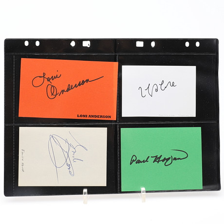 AUTOGRAF. Ca 25 diverse autografer. Böcker, Kartor & Handskrifter ...