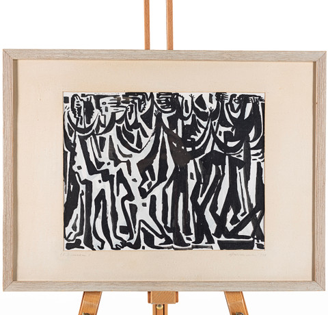 HUGO WICKMAN, Watercolor, signed and dated -49. Art - Paintings - Auctionet