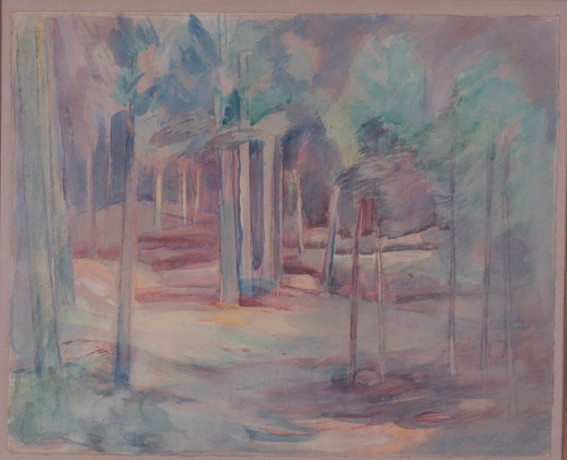 ANDREAS FRIIS. Akvarell. Konst - Måleri - Auctionet
