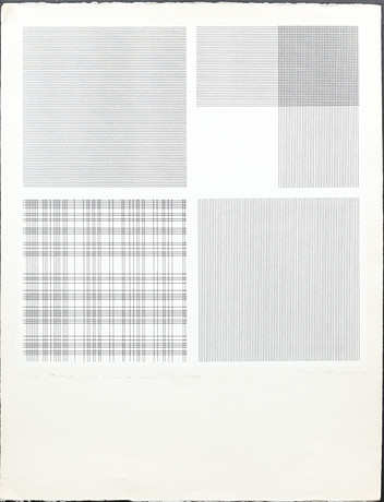 TORSTEN RIDELL. Composition, serigraph, with dedication, signed and ...