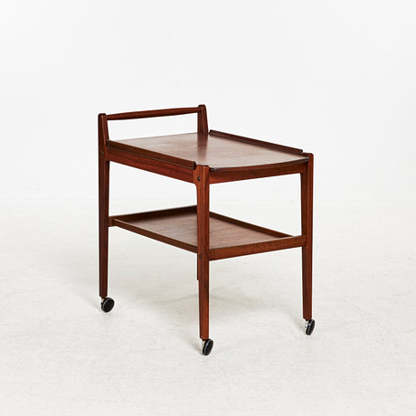 SERVING WAGON, 1960s/70s, removable tray, teak. Furniture - Other ...