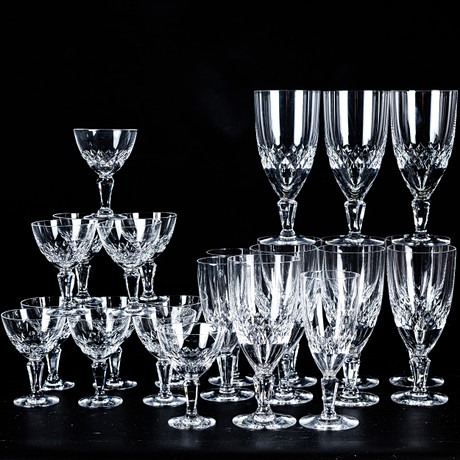 GLASSWARE PARTS, 25 pcs, crystal, Kosta Boda. Glass - Utility glass ...