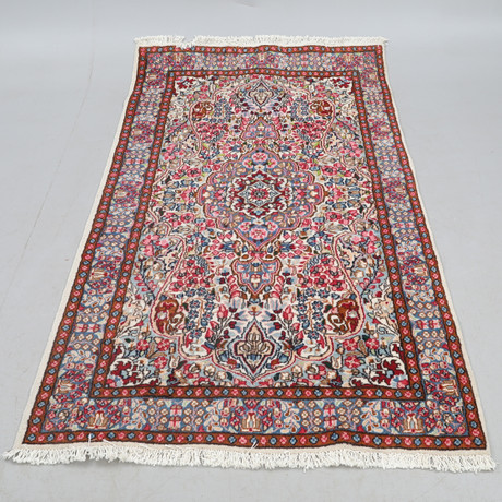 HANDKNUTEN Iransk matta, ca 209 cm x ca 119 cm. Mattor & Textil ...