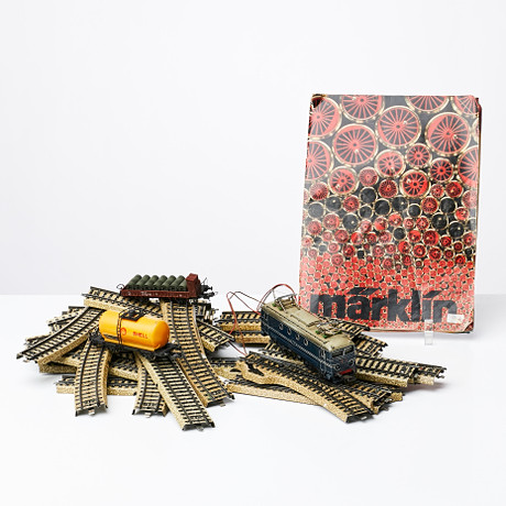 MODELLTÅG, Märklin Lok och vagnar, samt räls & tidning 1900-tal ...