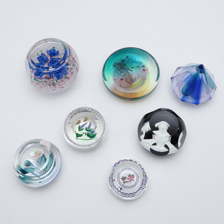 CAITHNESS & WHITEFRIARS GLASS PAPERWEIGHTS - LIMITED EDITION. Glass ...