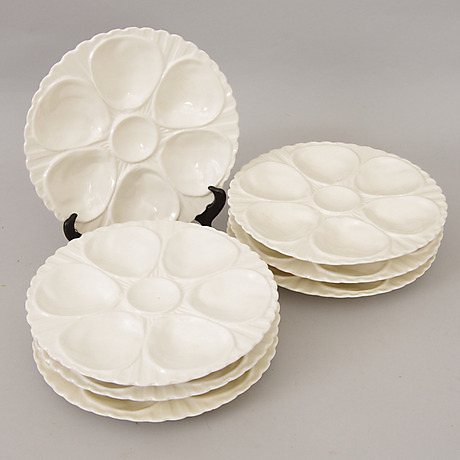 OSTRON PLATES, 7 pieces, Crown Devon, England. Ceramics & Porcelain ...