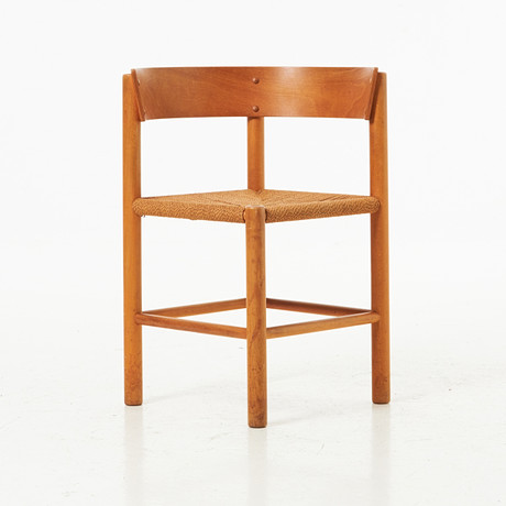 MOGENS LASSEN, "Corner Chair", chair, Fritz Hansen, Denmark, made in ...