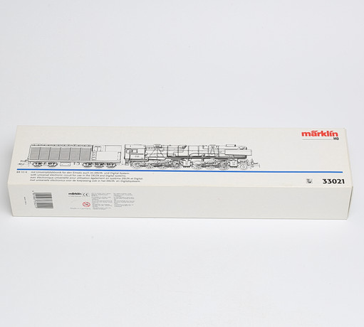 MÄRKLIN 33021 tyskt ånglok BR 53 K, originalförpackning. Leksaker ...