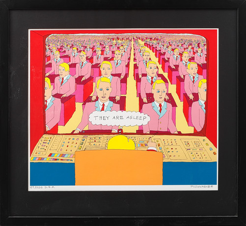 HARITON PUSHWAGNER. "They are asleep", Digital Graphic Artwork ...