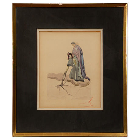 SALVADOR DALÍ. Color lithography. signed, numbered 117/150. Art ...