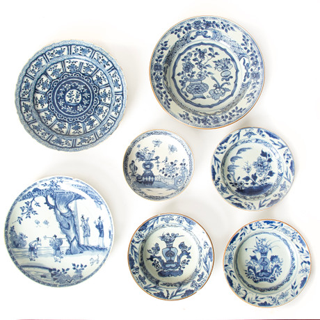 A Collection OF PORCELAIN, seven parts, China 18th/19th century ...