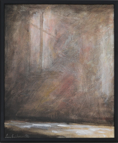 LARS ERIKSSON. olja på duk,"Ljusinsläpp", signerad samt daterad 1990 ...
