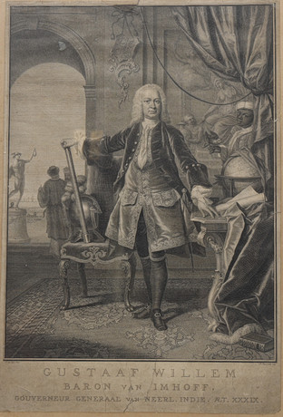 PIETER TANJÉ AFTER PHILIP VAN DIJK. Portrait of Gustaaf Willem, Baron ...