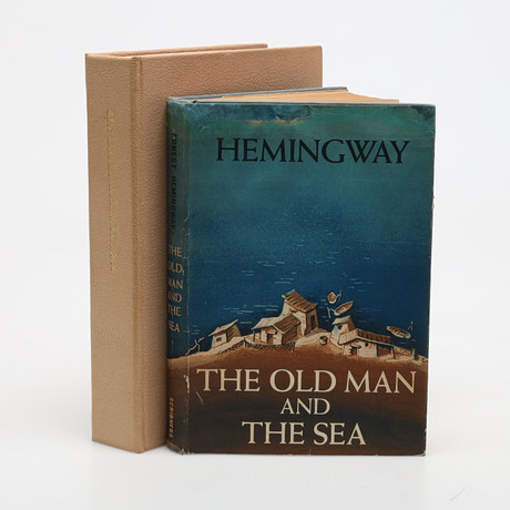 ERNEST HEMINGWAY, book, 'The old man and the sea'. First issue 1952 ...
